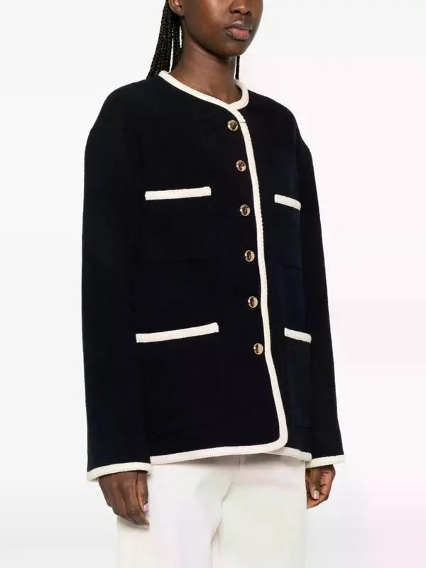 THELAURENT Button-up Tweed Jacket