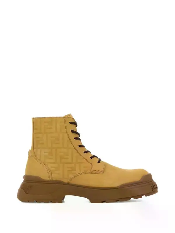 Fendi Force Light Combat Boots - Neutrals