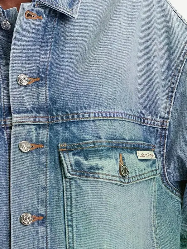 Calvin Klein Buttoned Light Denim Jacket