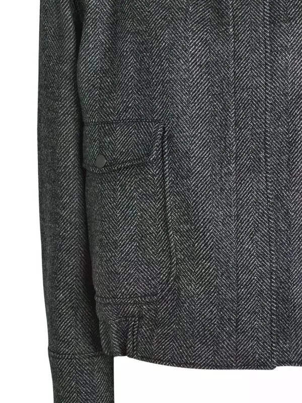 Stella McCartney Flap-pocket Herringbone Jacket