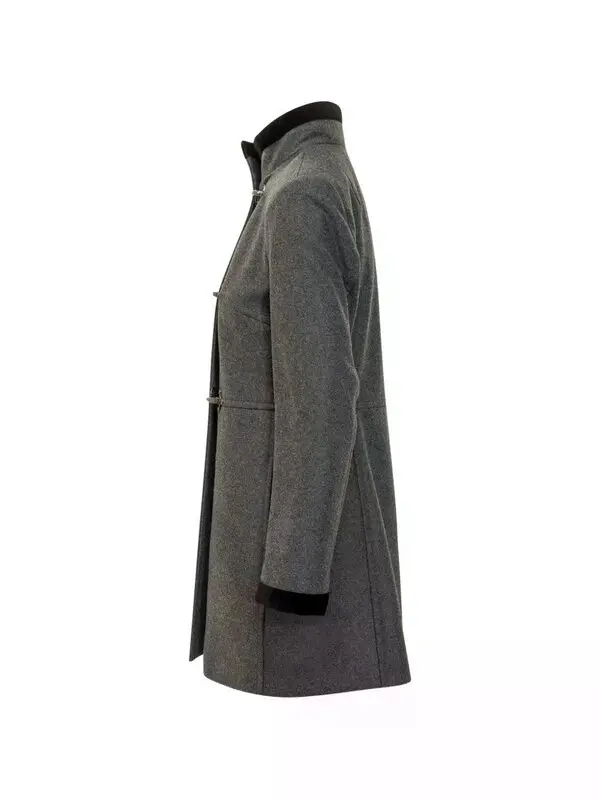 FAY High Neck Coat - Grey