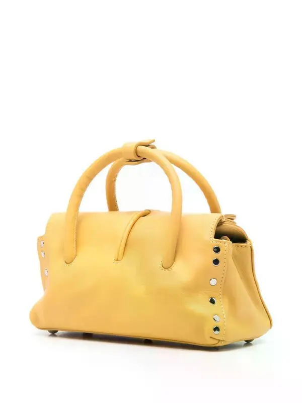 ZANELLATO Baby Dotta Stud Top-handle Tote Bag - Yellow