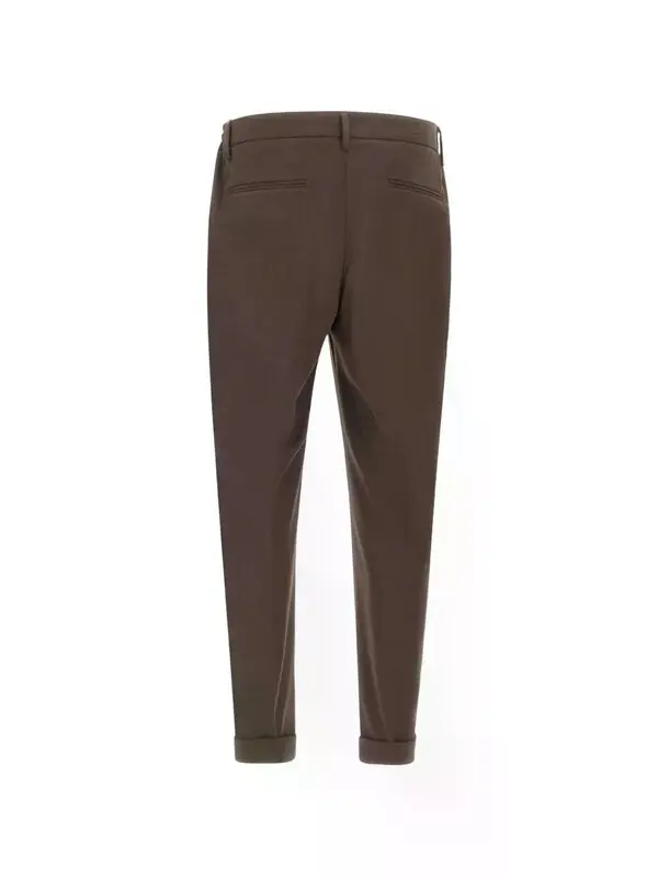 DEVORE INCIPIT Pleated-detail Trousers - Brown