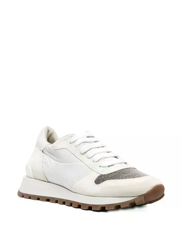 Brunello Cucinelli Suede-panels Low-top Sneakers