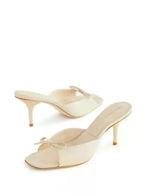 REFORMATION Clementine Bow Heeled Sandals