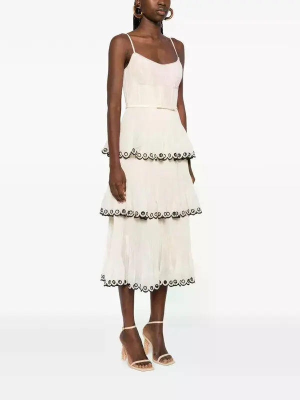 Zimmermann Scoop-neck Midi Dress