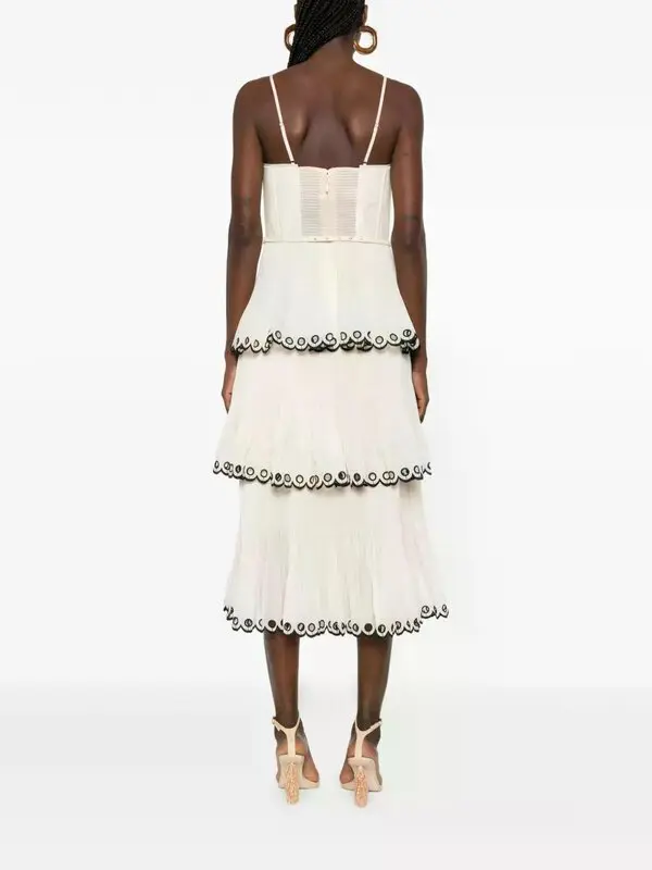 Zimmermann Scoop-neck Midi Dress