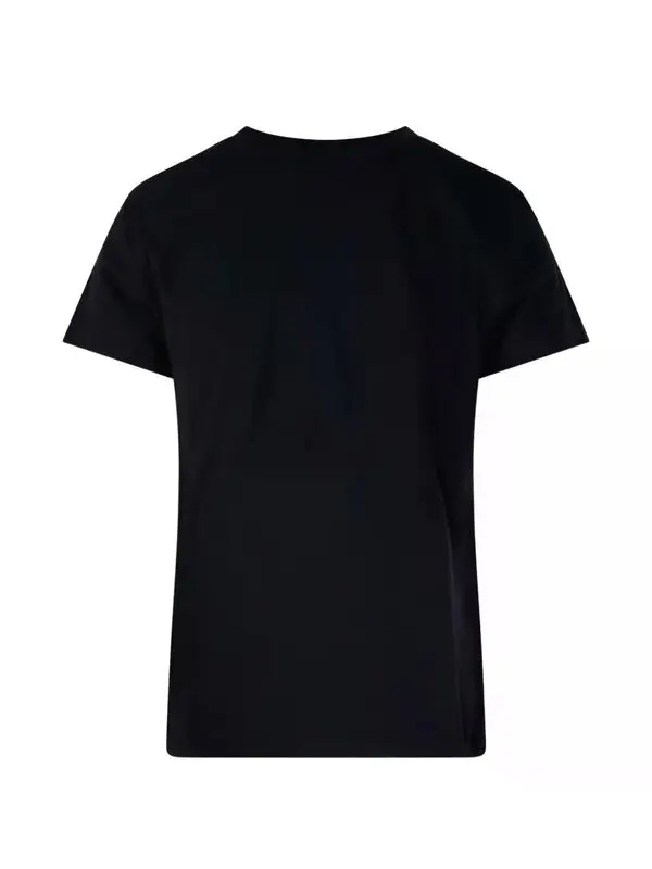 Polo Ralph Lauren Embroidered-logo Cotton T-shirt - Black