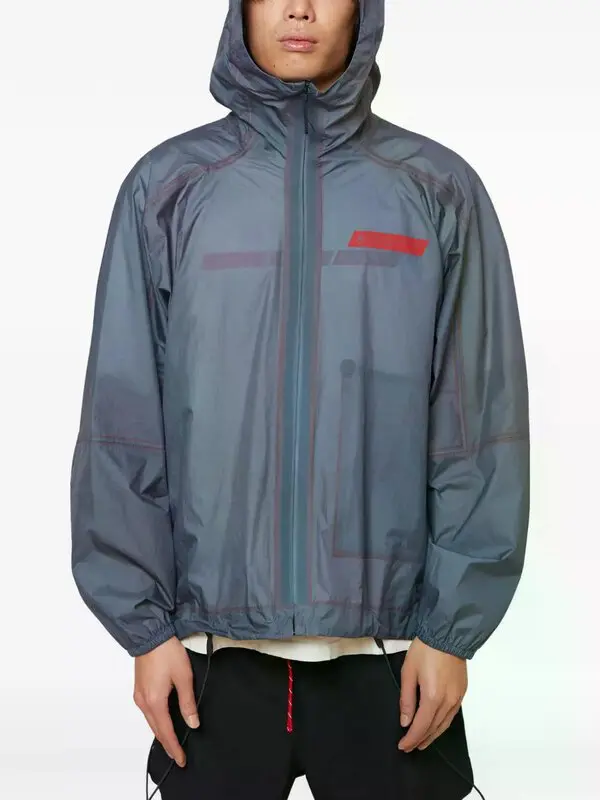 DISTRICT VISION X Massimo Osti Logo Hooded Jacket