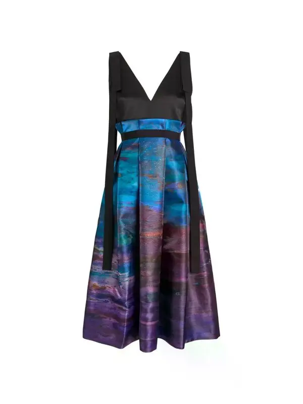 ROKSANDA Runa V-neck Tie Dress