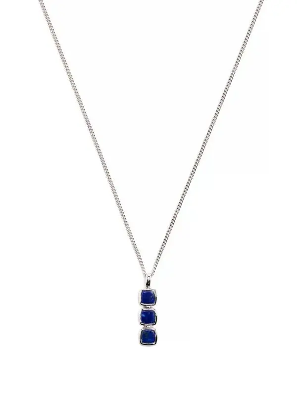 Tom Wood Mini Cushion Pendant Necklace - Silver