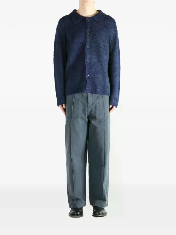 THE ELDER STATESMAN Buttoned Collared Shirt