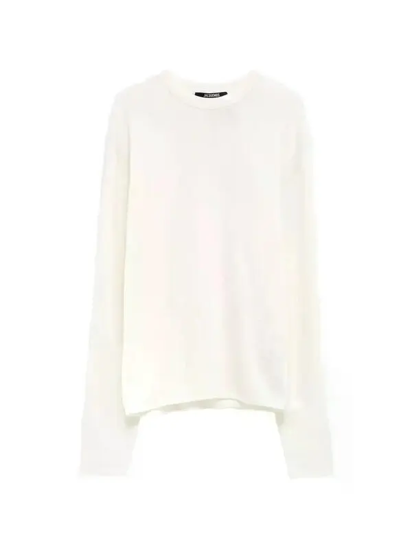 Jacquemus Crew Neck Long Sleeve Sweater