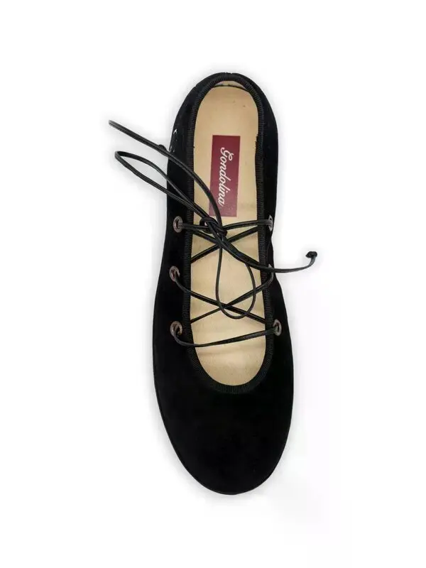 GONDOLINA Lace-up Ballet Flats