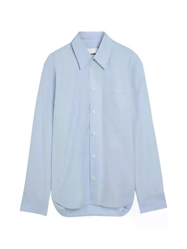 JIL SANDER Pocket Long-sleeve Shirt - Blue