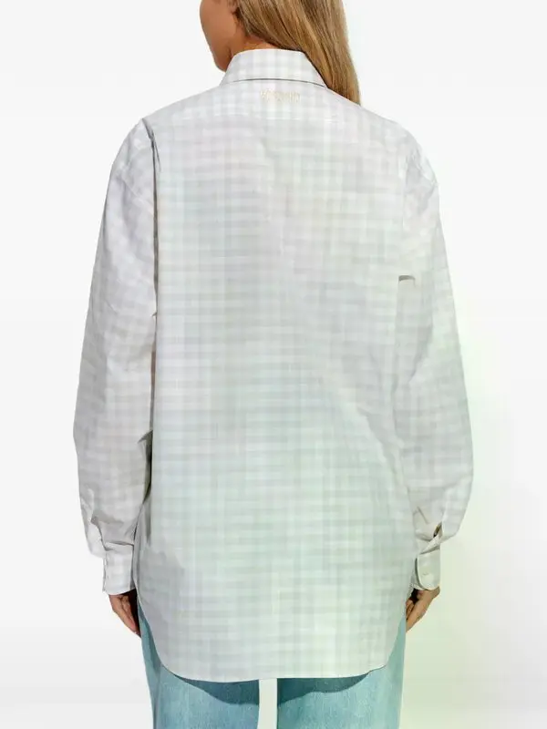 Moschino Heart-motif Check-pattern Shirt