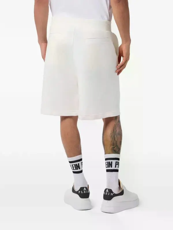 Philipp Plein Logo-motif Fleece Shorts