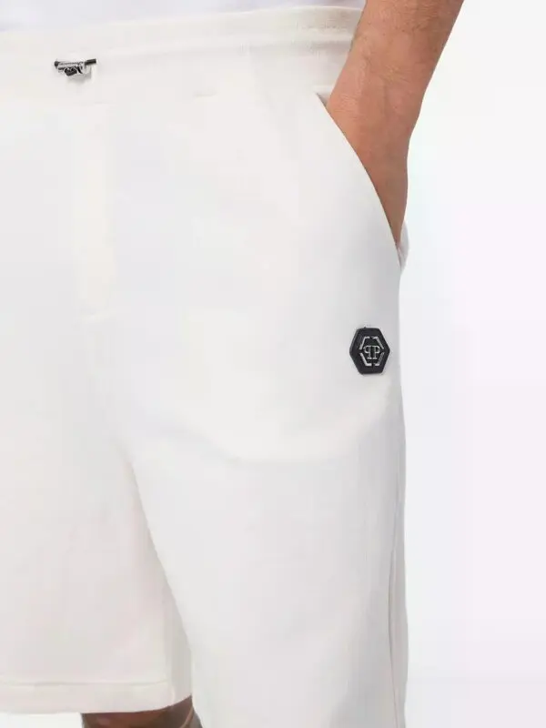 Philipp Plein Logo-motif Fleece Shorts