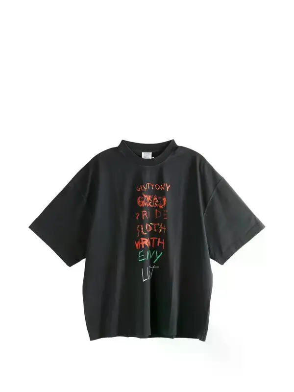 Vetements Print T-shirt