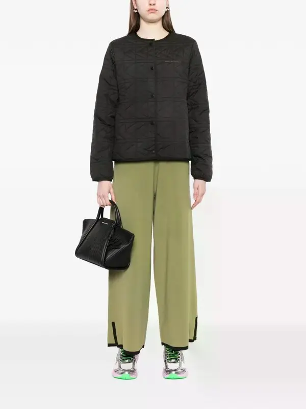 Karl Lagerfeld Logo-embroidered Quilted Jacket