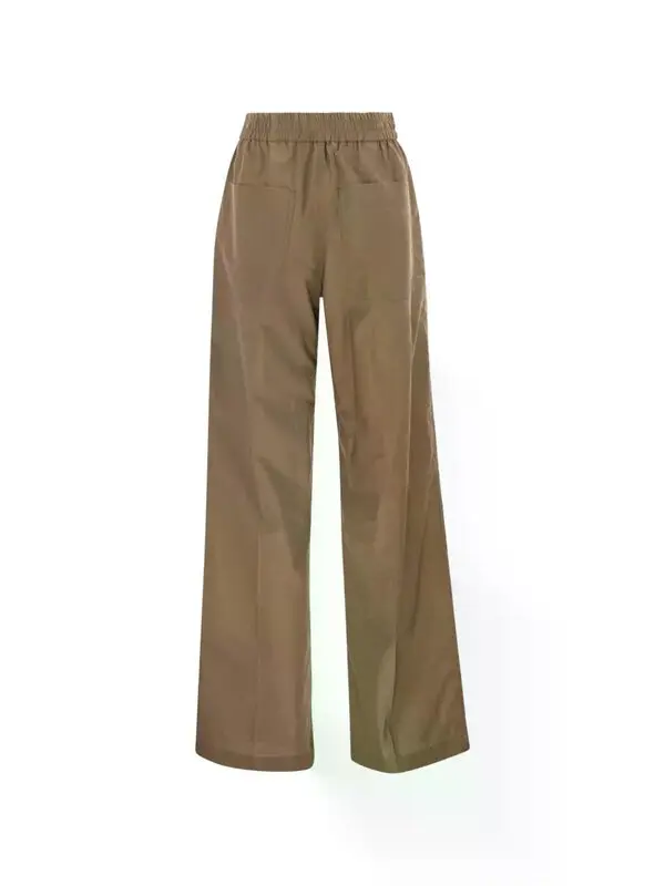 Brunello Cucinelli Elasticated Waistband Trousers - Brown