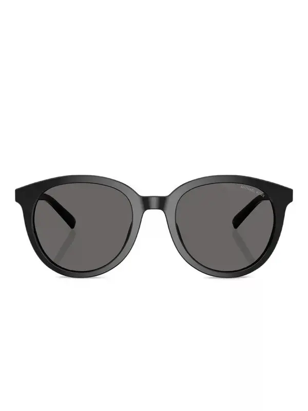 Michael Kors Big Bend Round-frame Sunglasses - Black