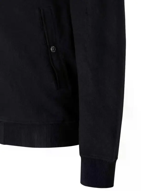 Stone Island Zip-up Patch Sweater