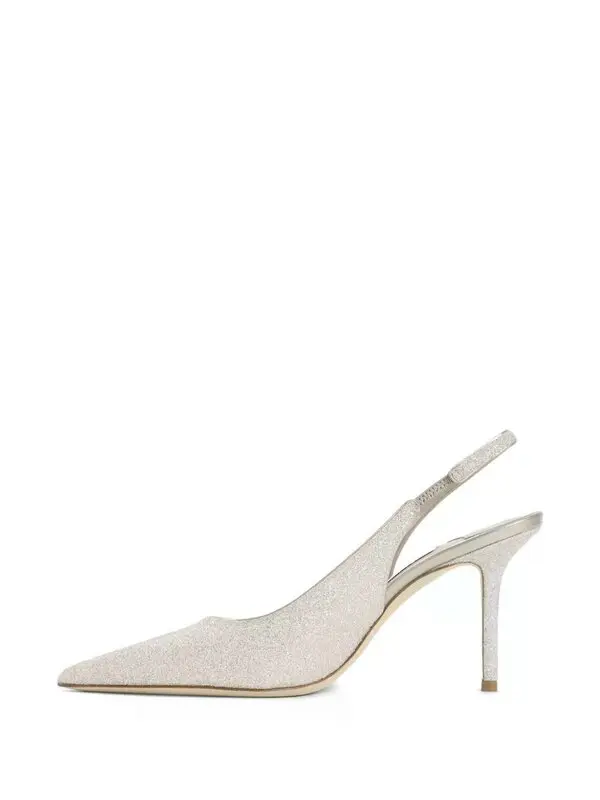 JIMMY CHOO Glitter Slingback Pumps