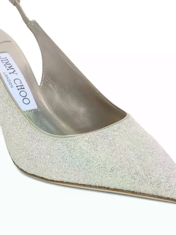 JIMMY CHOO Glitter Slingback Pumps