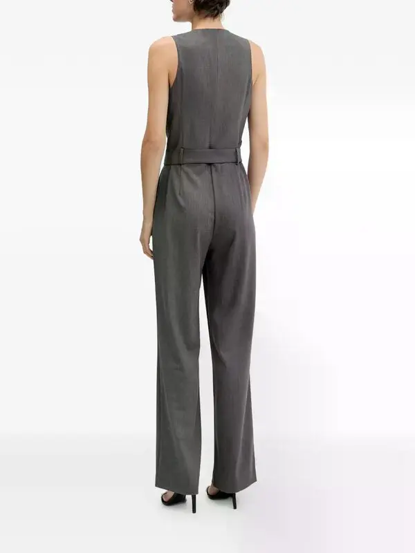 Sisley Belted Buttoned Jumpsuit