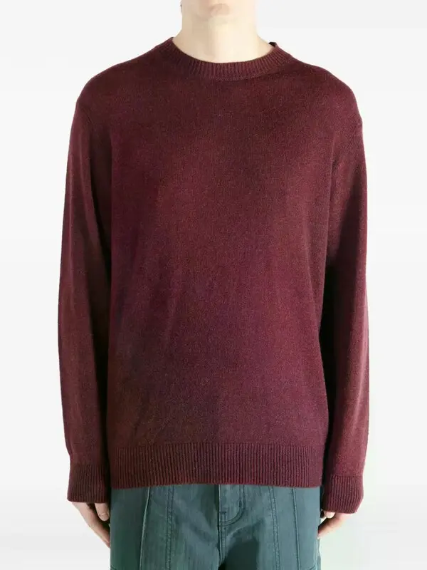 THE ELDER STATESMAN Crew-neck Long-sleeve Sweater