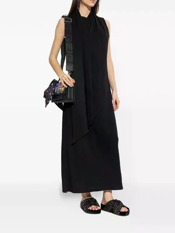 Kurt Geiger Embellished Cross-strap Flat Sandals - Black