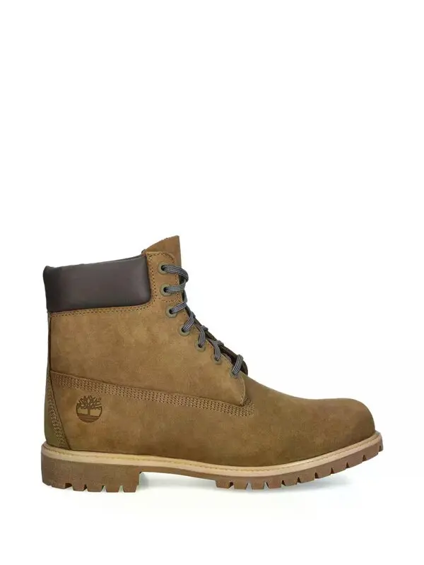 Timberland Padded Collar Lace-up Hiking Boots - Brown
