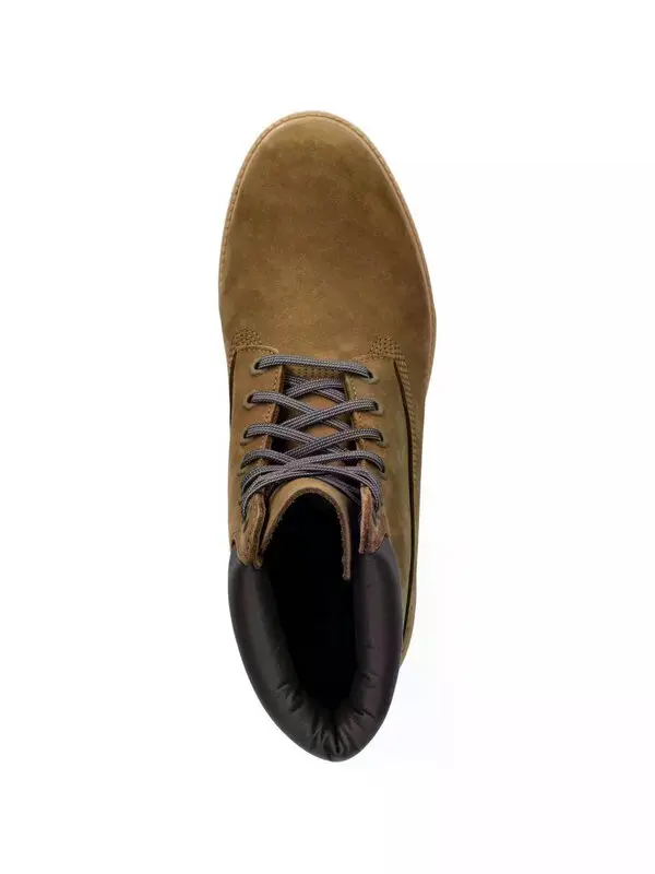 Timberland Padded Collar Lace-up Hiking Boots - Brown