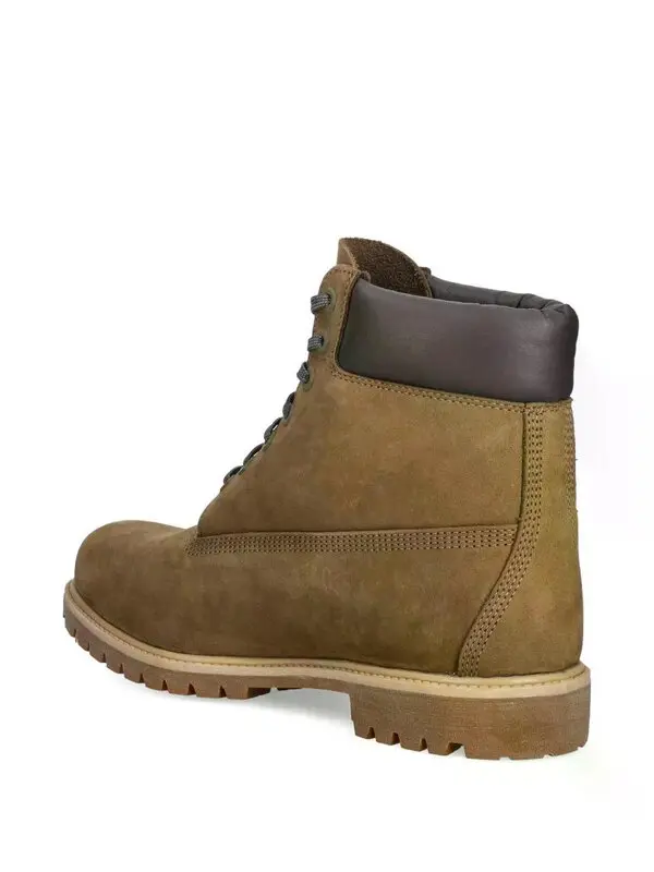 Timberland Padded Collar Lace-up Hiking Boots - Brown