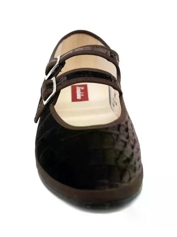GONDOLINA Croco Mary Jane Ballet Flats