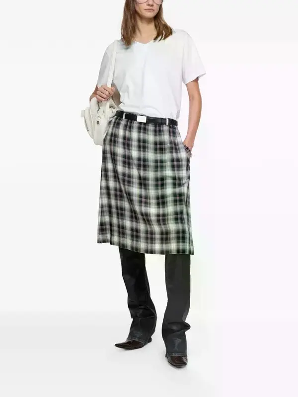 Acne Studios V-neck T-shirt With Satin Label