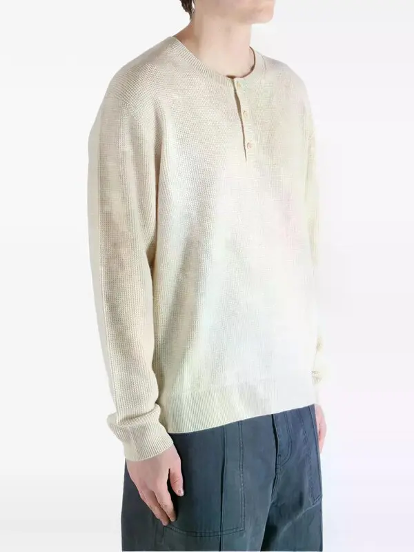 THE ELDER STATESMAN Buttoned Knitwear Sweater