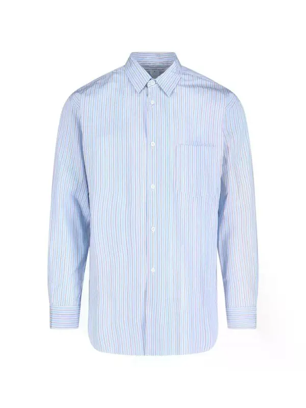 Comme Des Garçons Striped Pocket Shirt