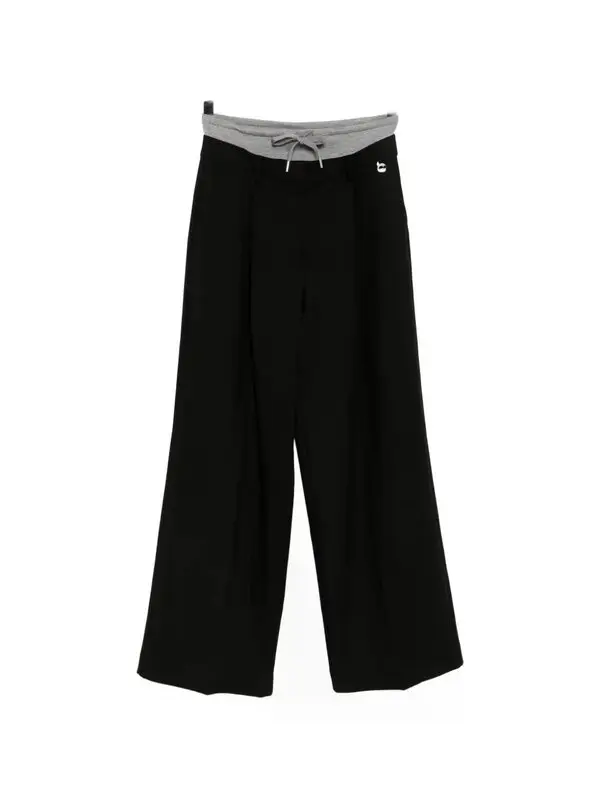 Karl Lagerfeld Ikon Double-waistband Trousers