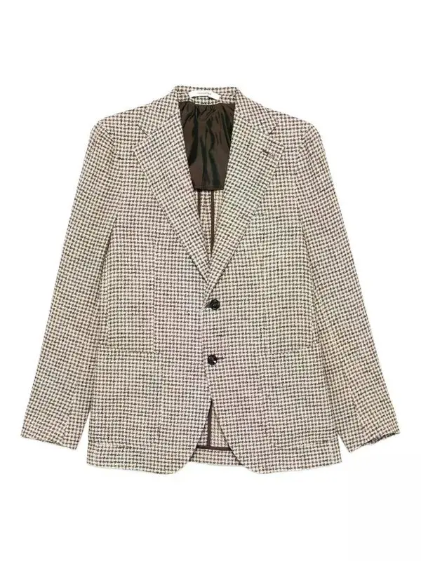 Tagliatore Checked Blazer - Neutrals