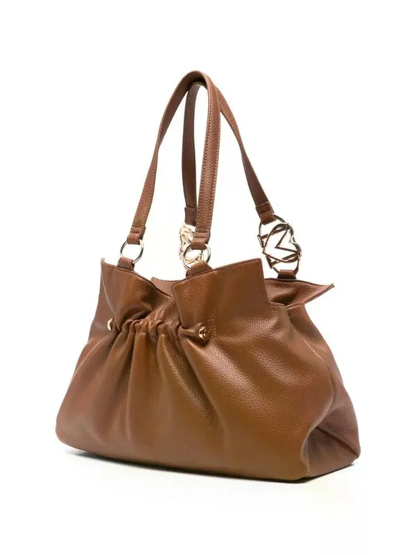 Moschino Gathered Handle Shoulder Bag - Brown