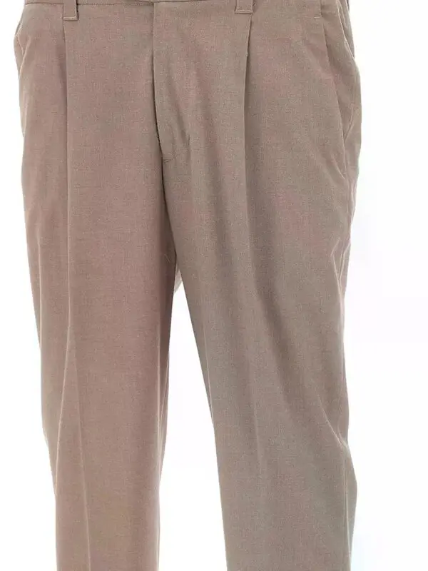 DEVORE INCIPIT Pleated Trousers - Neutrals