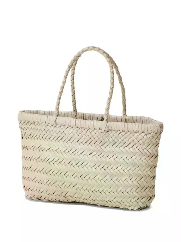 Dragon Diffusion Braided Handle Woven Tote Bag