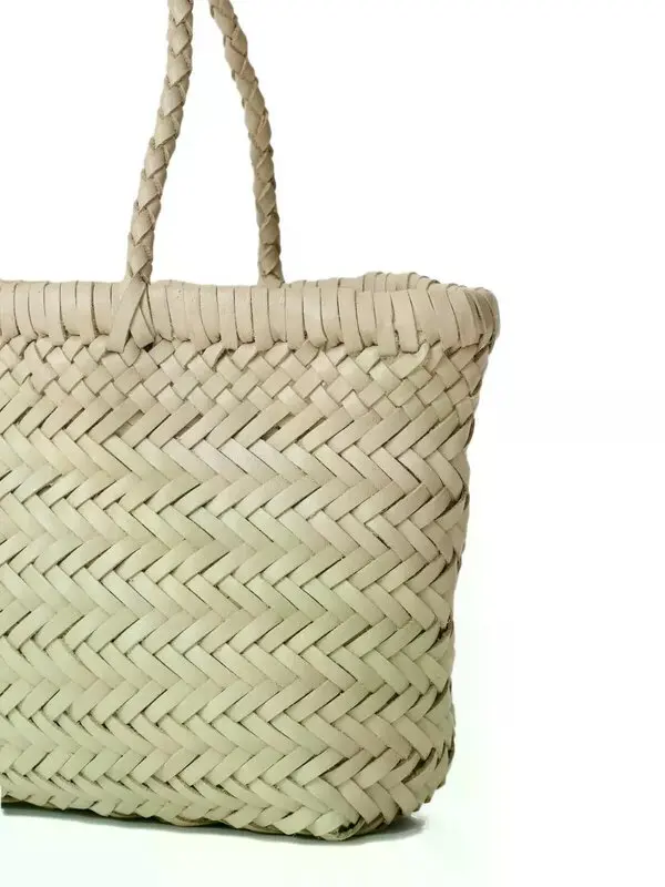 Dragon Diffusion Braided Handle Woven Tote Bag