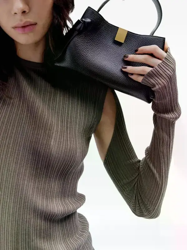 Yuzefi Mini Gyoza Tote Bag - Black