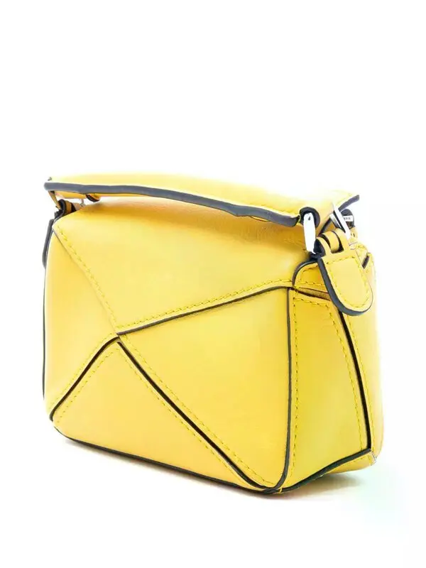 Loewe Nano Puzzle Satchel - Yellow