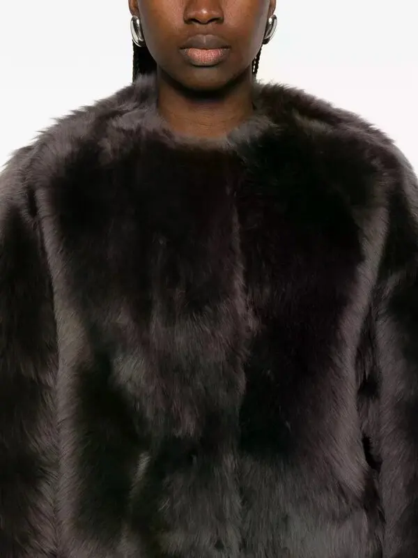 Tagliatore Long-sleeve Shearling Jacket
