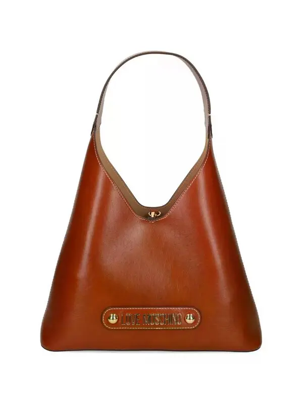 Moschino Logo-appliqué Tote Bag - Brown