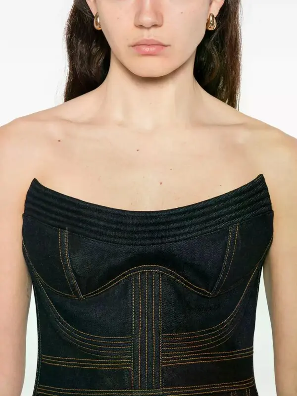 Zimmermann Corded Denim Corset